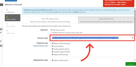 Copying Existing Perusall Content Digital Learning Design Toolkit