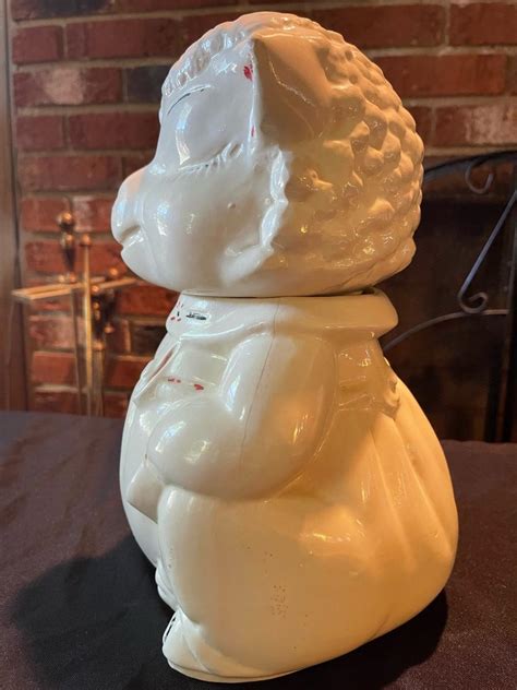 Ab Co Vintage Sheep Lamb Cookie Jar