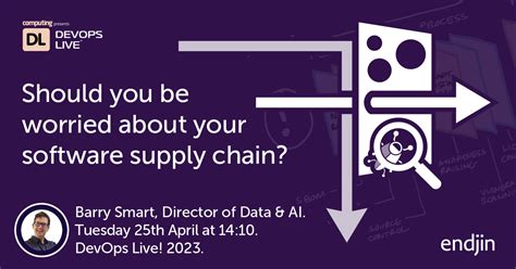 Barry Smart Presenting About Software Supply Chain Security At Devops