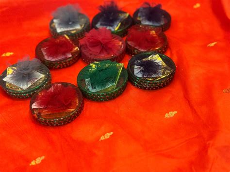 Bangles With Haldi Kum Kum Supari For Return T Favor For Wedding