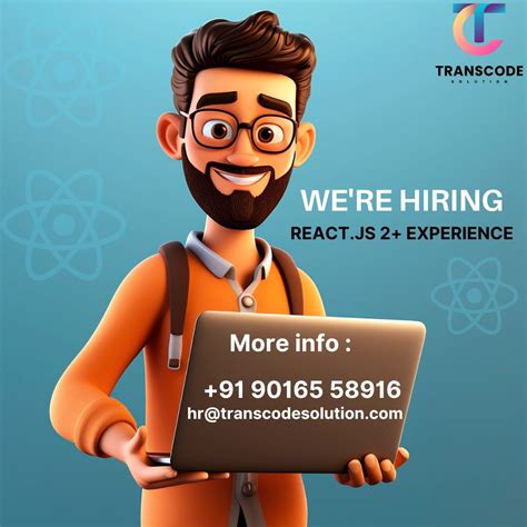 Transcode Solution On Linkedin Reactdeveloper Techopportunities Reactjs Developerjob