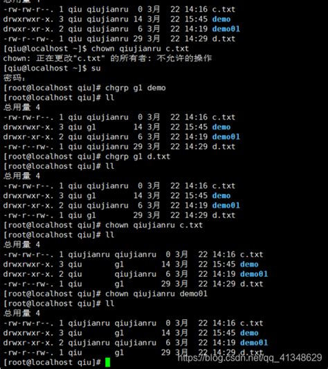 linux下用户的权限和chmod chgrp chown的使用 try chmod help for more