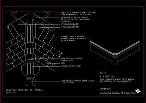 Covered With Slate Dwg Block For Autocad • Designs Cad