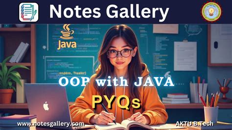 Object Oriented Programming With Java Free Aktu Handwritten Notes