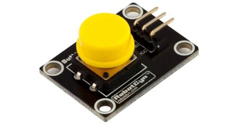 RobotDyn Push Button Module Yellow RDBTNMODYELLOW