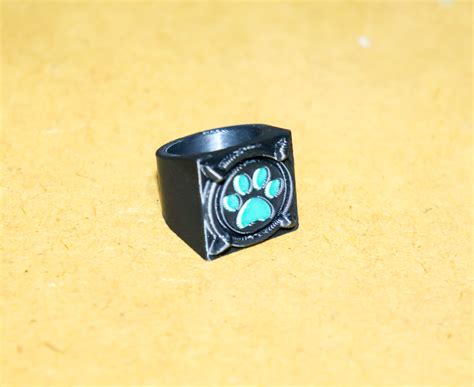 🐱 Anillo Miraculous Cat Noir Cat Noir Ring・archivo Stl Para Impresión