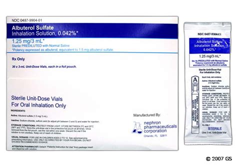 Albuterol Nebulizer Solution