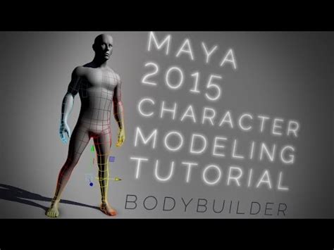 Bodybuilder Character Modelling Maya Tutorial Animation