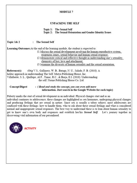 Module 7 Pdf Human Sexual Activity Transgender