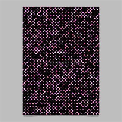 Pink Dot Pattern Brochure Background Vector Stationery Template