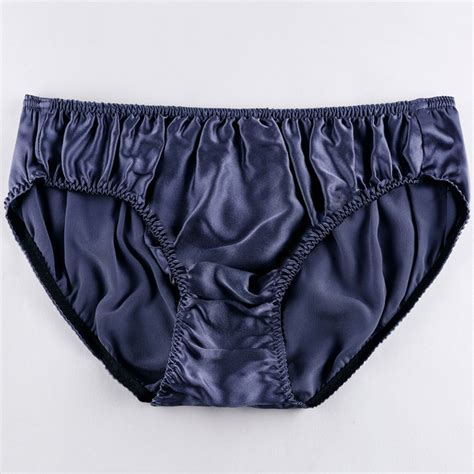 Копринено бельо Мъжки едноцветни секси дишащи летни комфортни триъгълни кратки долни гащи