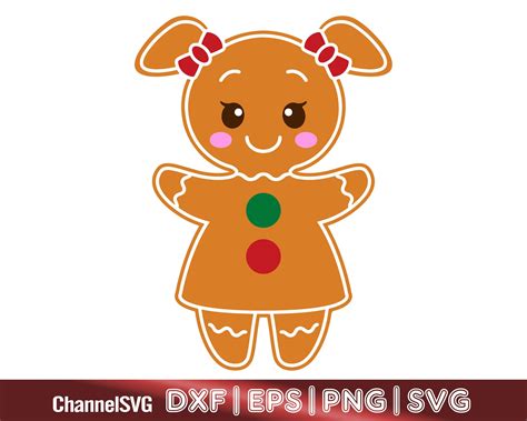 Gingerbread Girl Clipart