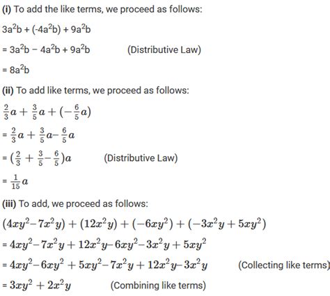 Algebraic Expressions And Identities