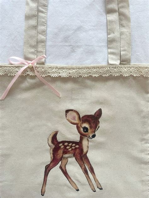 Fawn Coquette Tote Bag☁️🎀 Coquette Bag Aesthetic Croquette Tote Bag