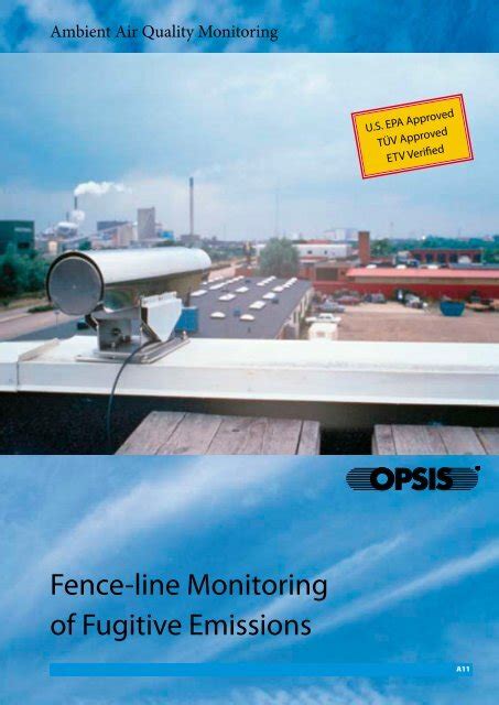 Fence Line Monitoring Of Fugitive Emissions Clean Air Engineering