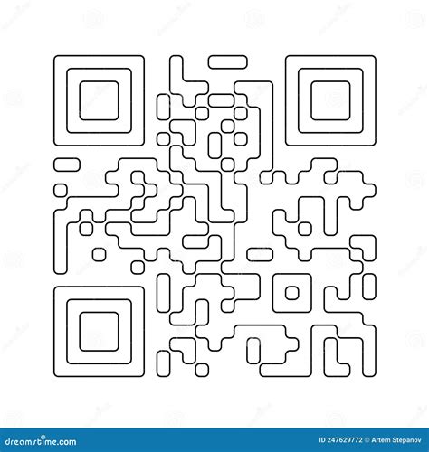 Barcode Qr Matrix Code Set Identification Scanning Security Checking Price Payment Concept