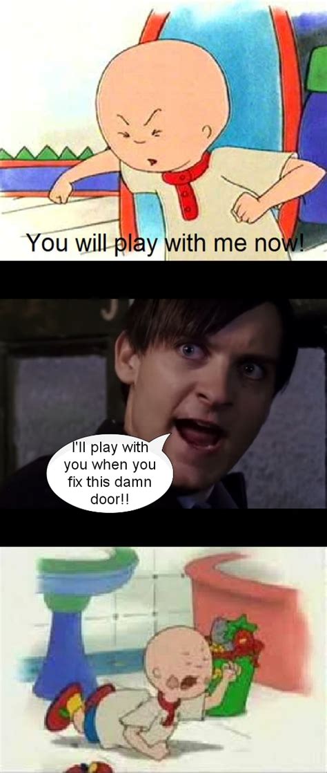 Bully Maguire Yells At Caillou By Joaocoppini On Deviantart