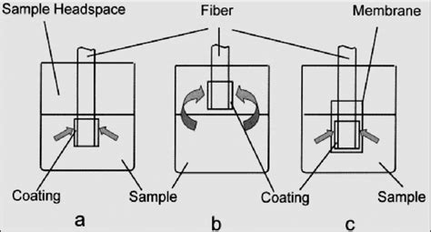 3 Different Modes Of Spme Operation A Direct Extraction B