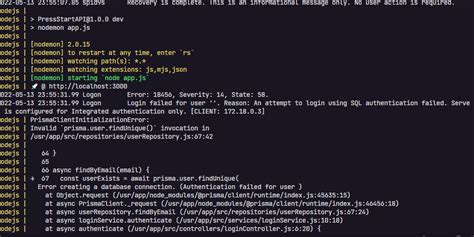Getting Logon Error When Trying To Open A Connection With Prisma And Mssql Docker Image · Issue