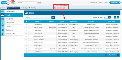 Opencart Salesforce Connector Crm Connector For Salesforce Webkul