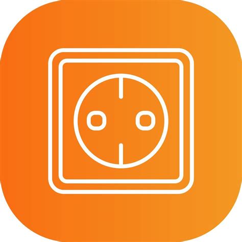 Socket Line Gradient Curve Icon 51054933 Vector Art At Vecteezy