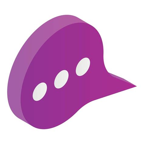 Pink Chat Icon Isometric Style 15368050 Vector Art At Vecteezy