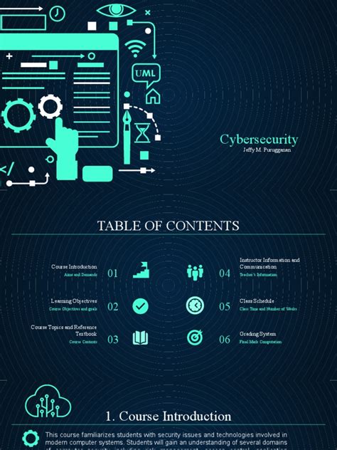 Couse Introduction Cybersecurity Pdf Security Computer Security