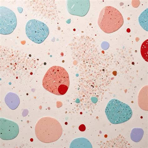 Colorful Terrazzo Pattern Design Premium Ai Generated Image