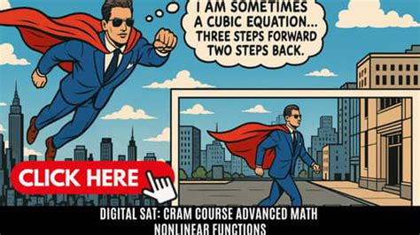 Digital Sat Prep Math Dsat Video Guide Nonlinear Functions Tpt