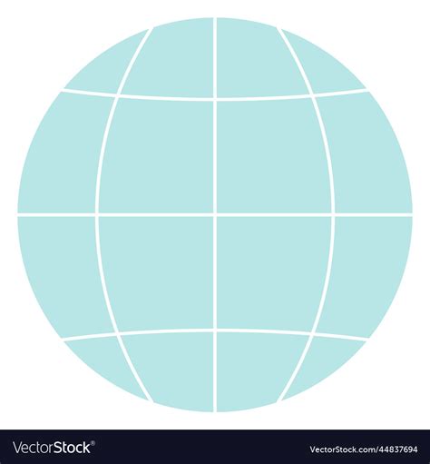 Globe Icon World Symbol Global Worldwide Sign Vector Image
