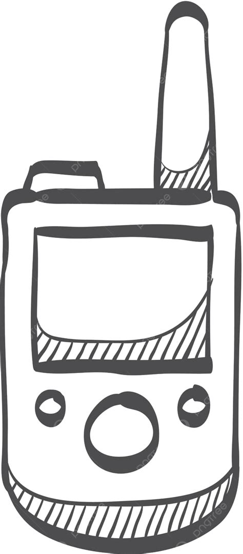 Sketch Icon Gps Pictogram Satellite Transportation Vector Pictogram Satellite Transportation