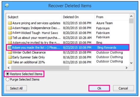 Easy Ways To Recover Deleted Folder In Outlook