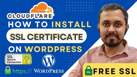 How To Install Free Ssl On Wordpress Website Cloudflare Ssl Certificate Wordpress Tutorial