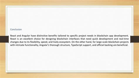Ppt Choosing Right Framework For Your Blockchain App React Or Angular Powerpoint Presentation