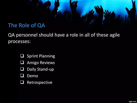 Introducing Qa Into An Agile Environment Ppt