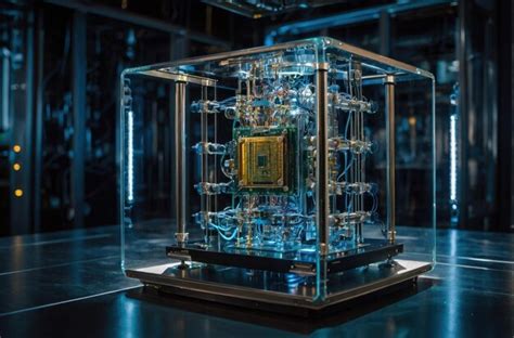 Futuristic Data Center Engineer At Work Premium Ai Generated Image