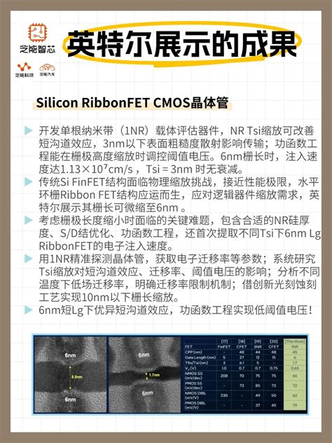 英特尔的新突破：ribbonfet能带其重回技术巅峰？ Ofweek电子工程网