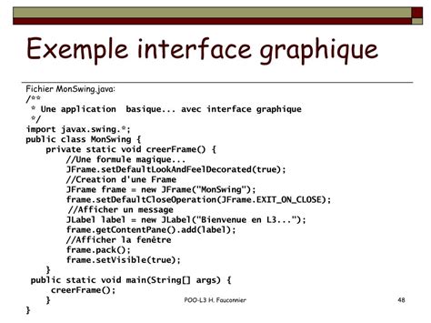 Ppt Cours Programmation Orientée Objet En Java Powerpoint Presentation Id 4961737