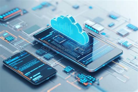 Modern Cloud Computing Revolution Innovations In Mobile Technology And Digital Ecosystem Stock