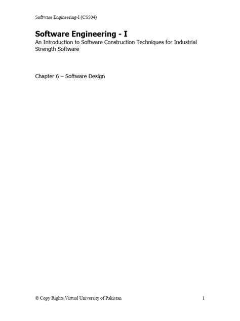Chapter 6 Sw Design Pdf System Abstraction Computer Science