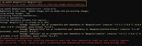 Resolved Repository Is Not Clean Please Commit Or Stash TheCodeBuzz
