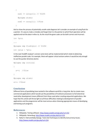 Testing Parallel Programs PDF