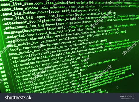 Programming Code Abstract Screen Software Developer Stock Photo Shutterstock