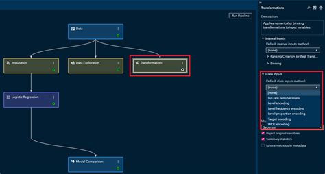 One Hot Encoding Transformation Method For Class Inputs Is Missing Sas Support Communities