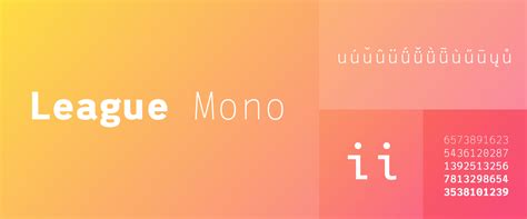 League Mono Font Free By Tyler Finck Font Squirrel