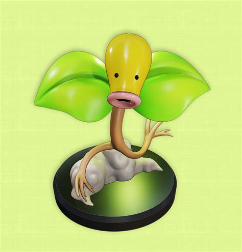 Archivo Stl Gratis Bellsprout Pokemon 🐉 ・diseño De Impresión 3d Para