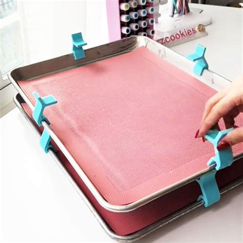 4 Pcs Baking Sheet Stackers Space Saving Tray Stackers Reusable Trays
