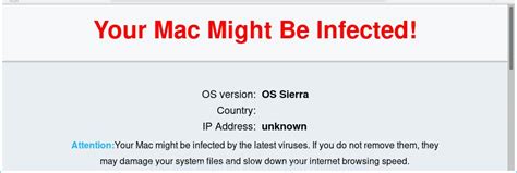 Remove Your Mac Might Be Infected Pop Up Scam Virus Removal Guide