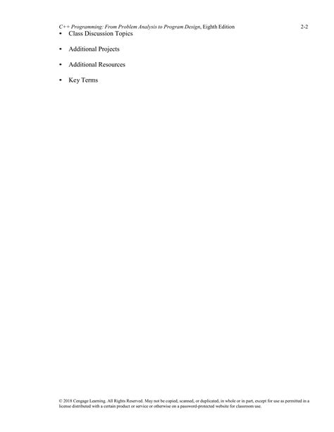 Solutions Manual For C Programming From Problem Analysis To Program Design 8th Edition By